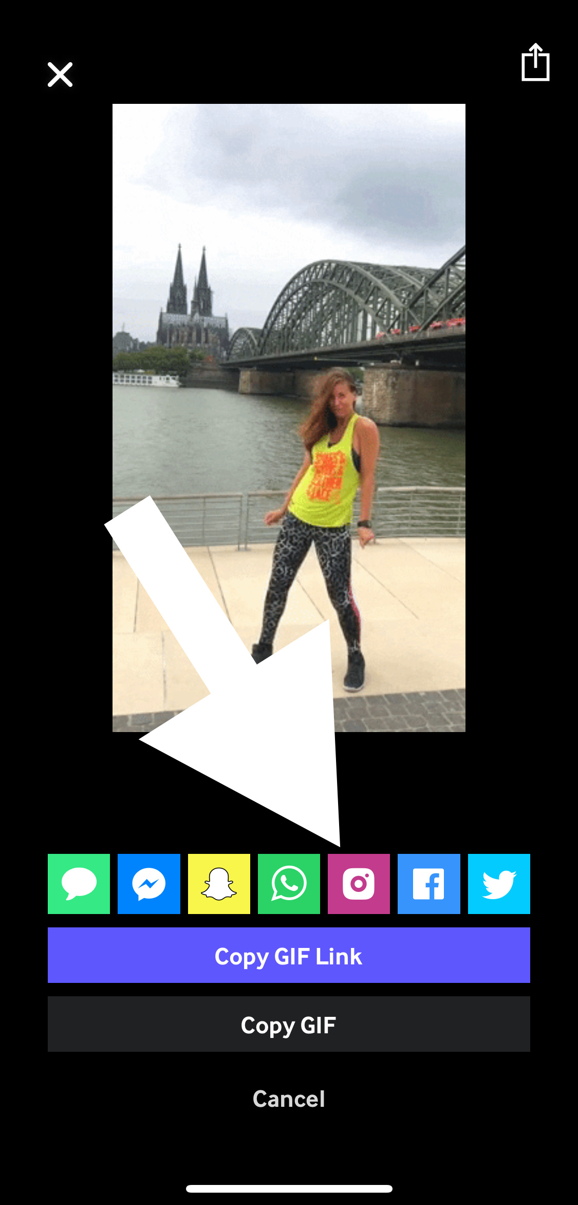 Snack-Content: Wie man ein GIF auf Instagram postet